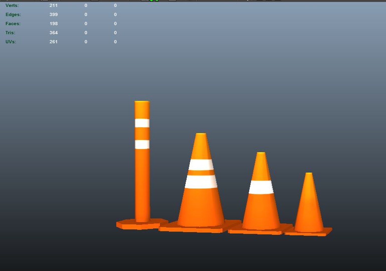 3d Model Traffic Cones