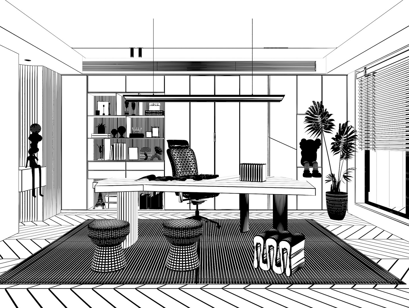 3D Modern Office - TurboSquid 2258678