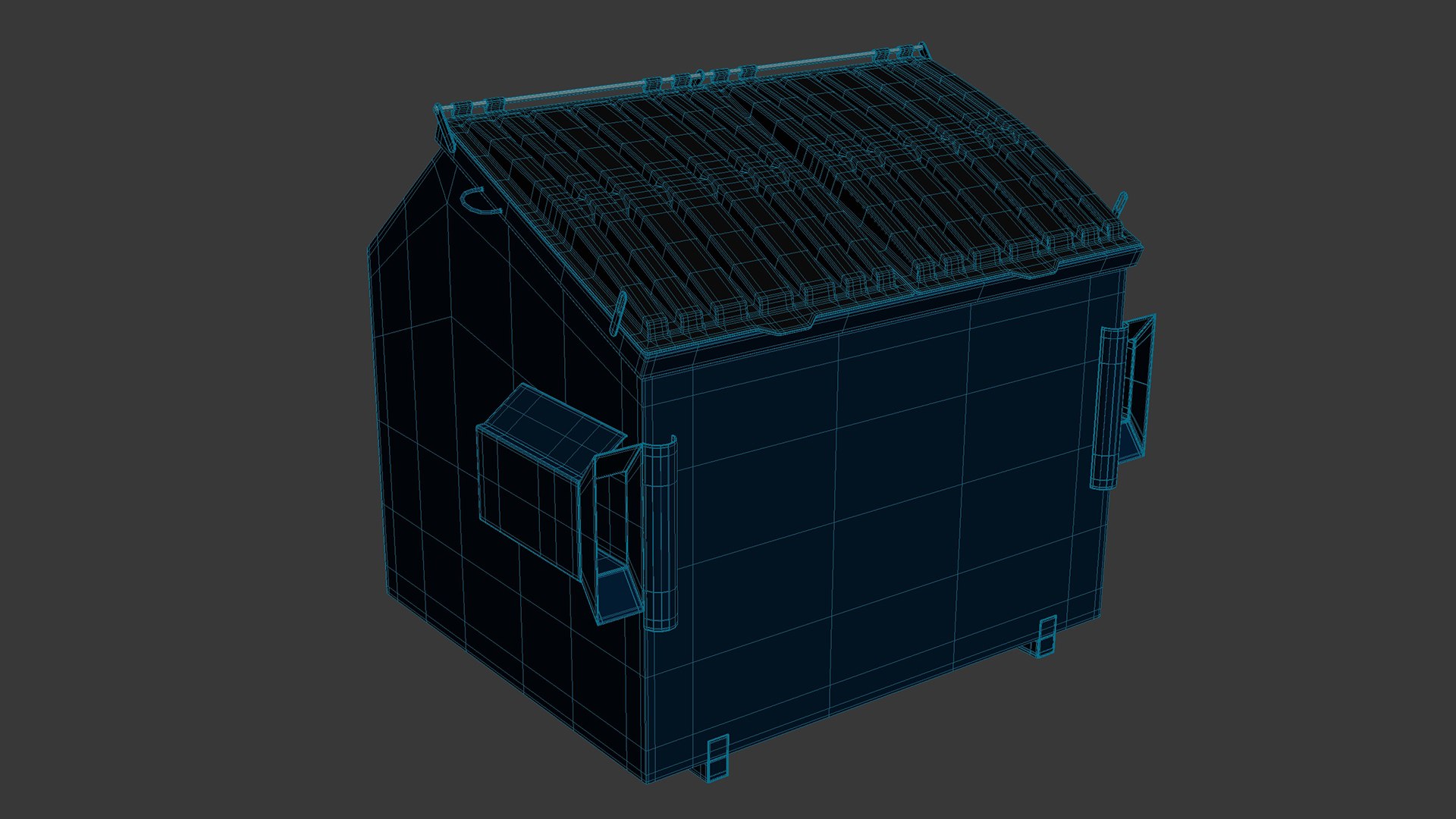 Garbage Steel Container 03 3D Model - TurboSquid 2379099