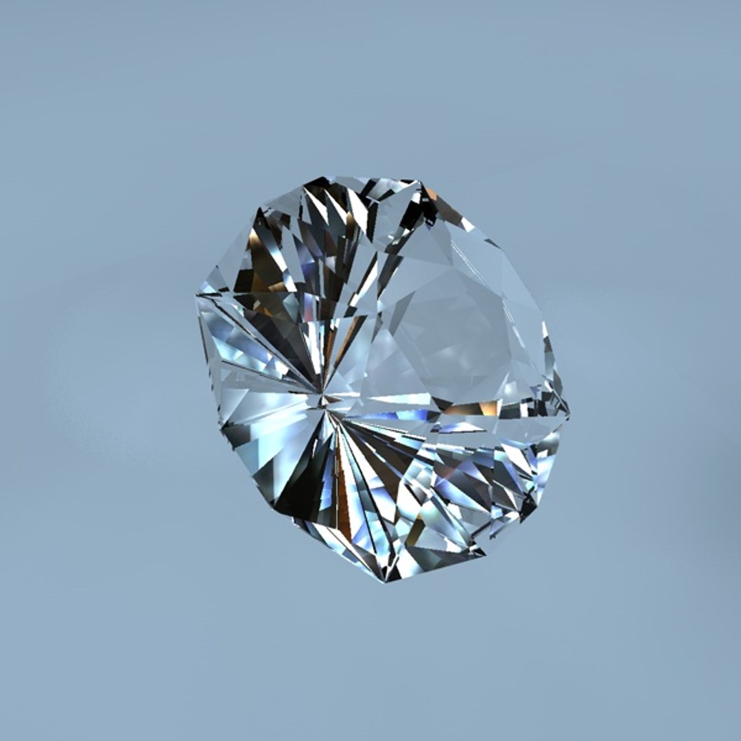 3d february cut gem model