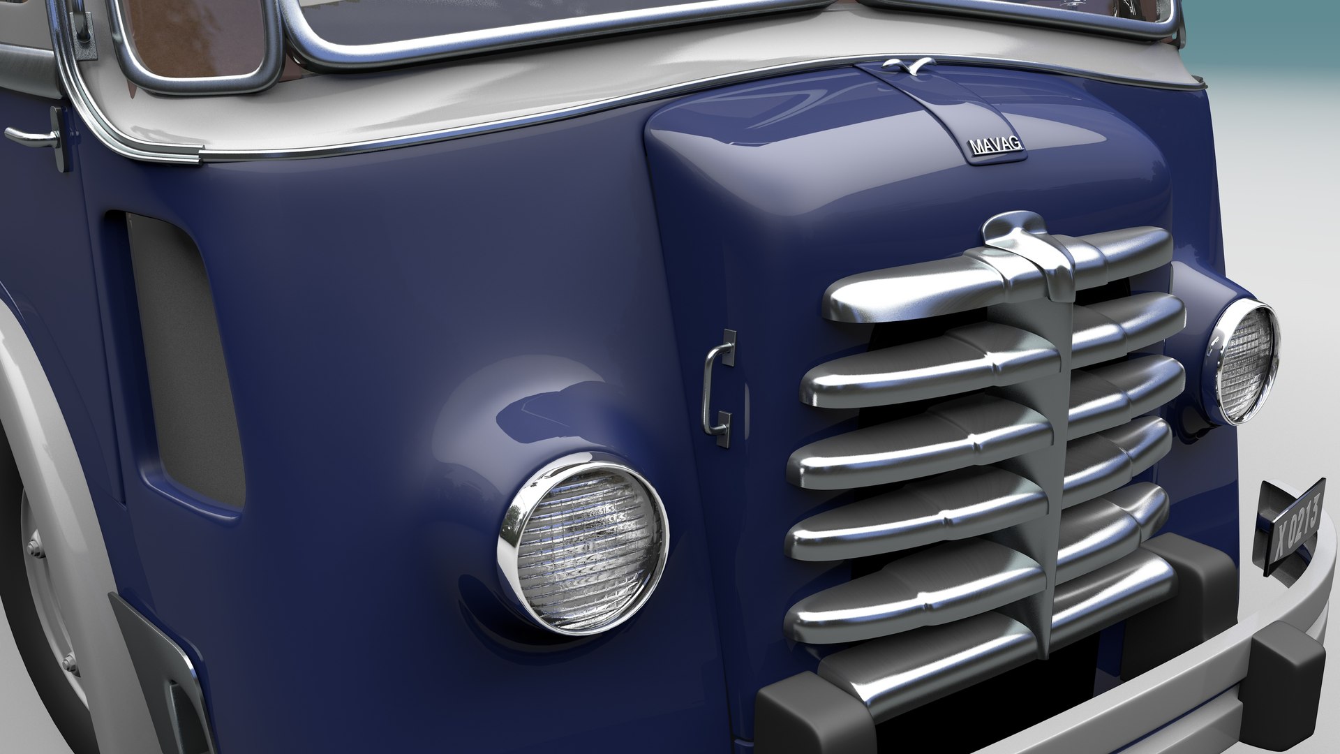 3D MAVAG TR5 Hungarian City Bus 1948 - TurboSquid 2030395