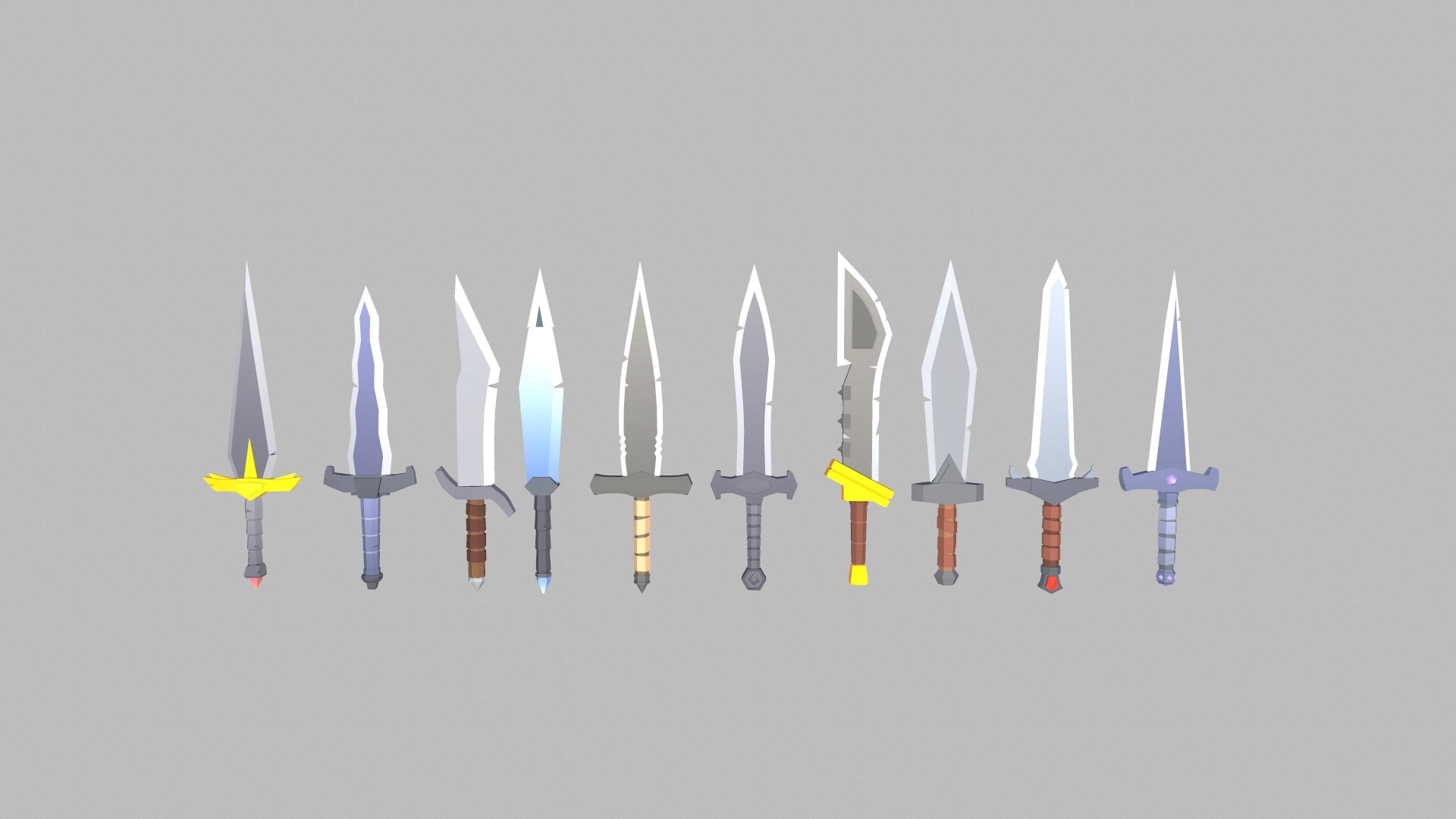 Daggers 3D Model - TurboSquid 2427115