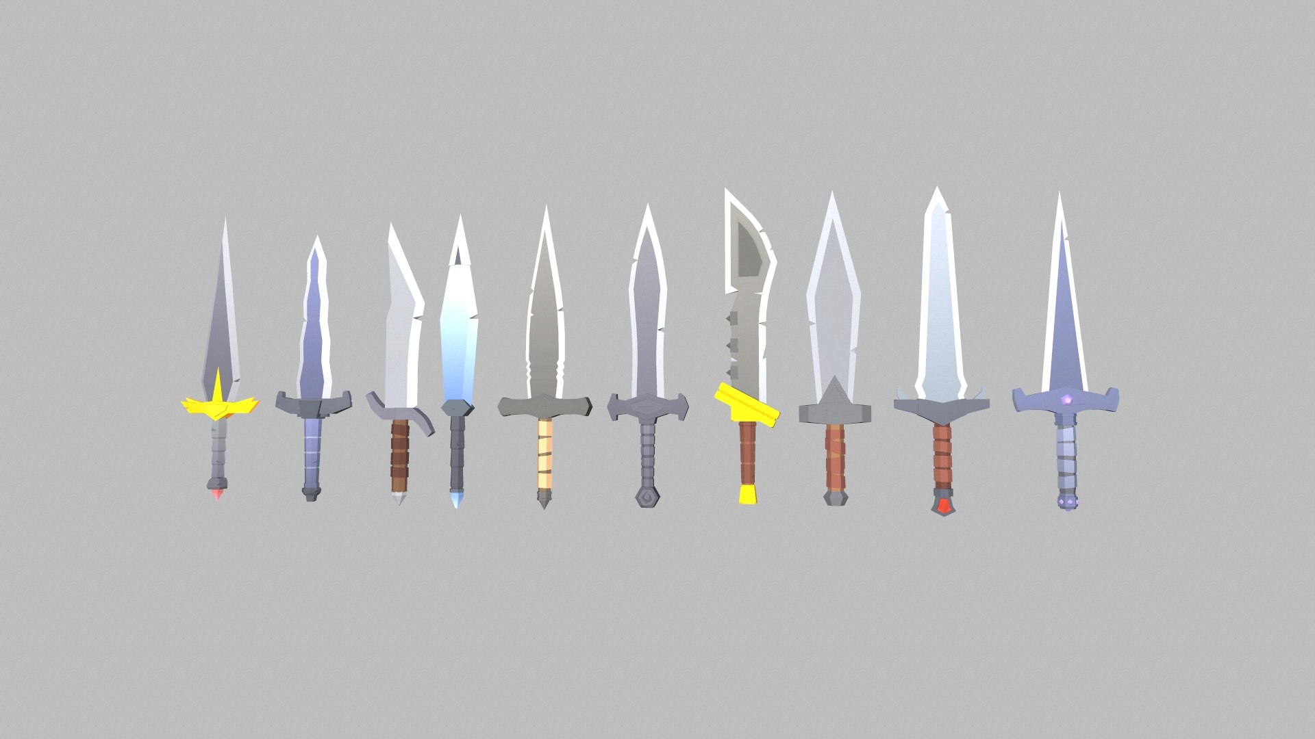 Daggers 3D Model - TurboSquid 2427115