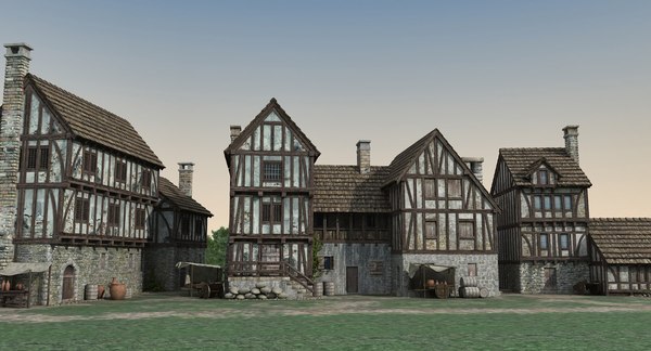 Cidade Medieval 06 Modelo 3D - TurboSquid 1144632