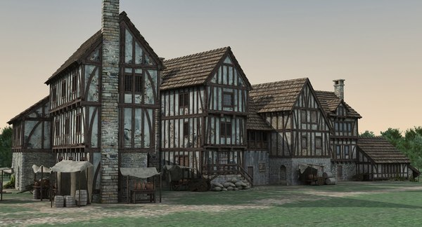 Cidade Medieval 06 Modelo 3D - TurboSquid 1144632