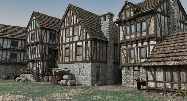 Cidade Medieval 06 Modelo 3D - TurboSquid 1144632