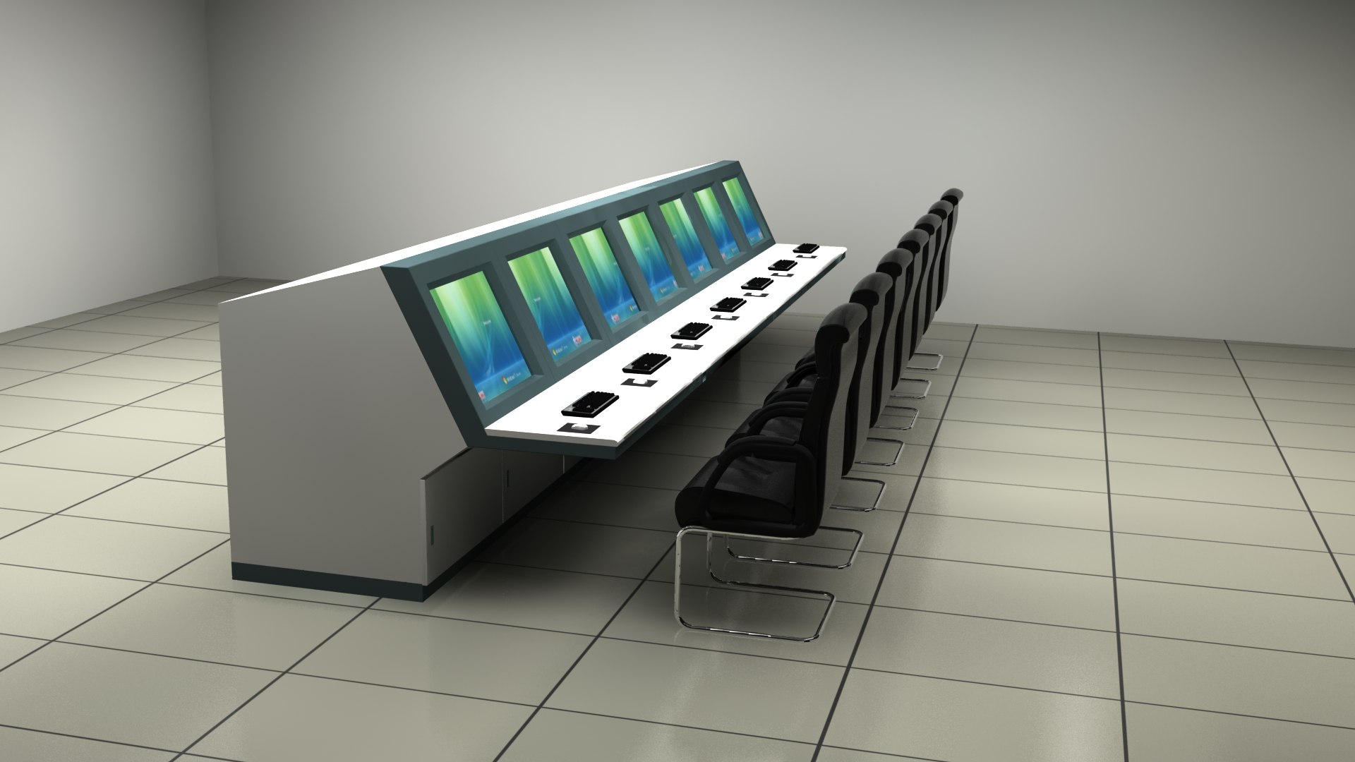 3D Control Desk Model - TurboSquid 1972064