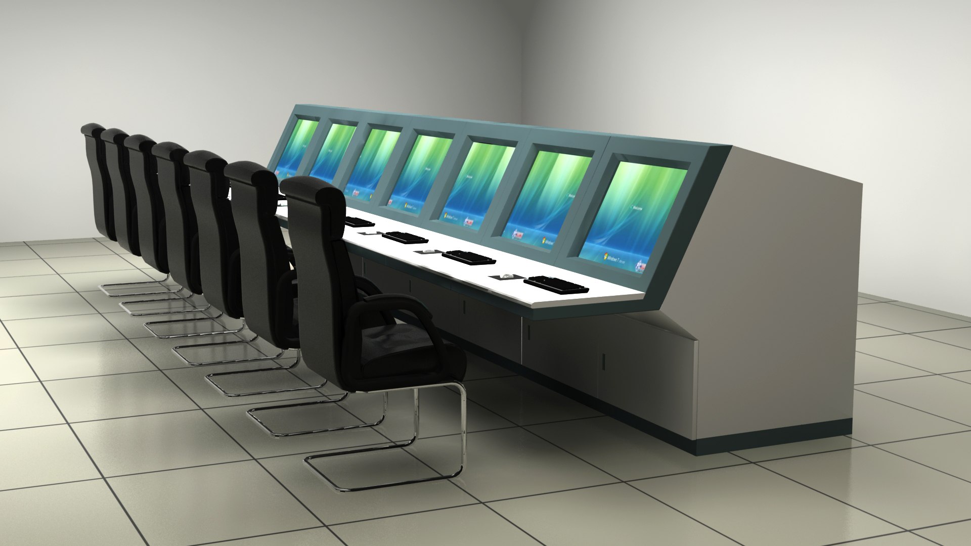 3D Control Desk Model - TurboSquid 1972064