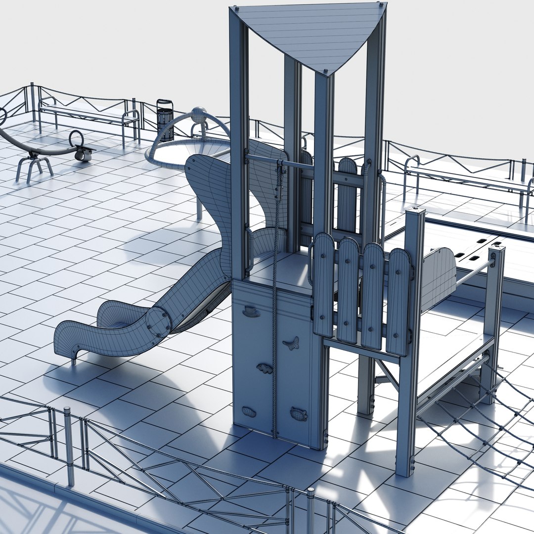 Children Playground Model - TurboSquid 1634217