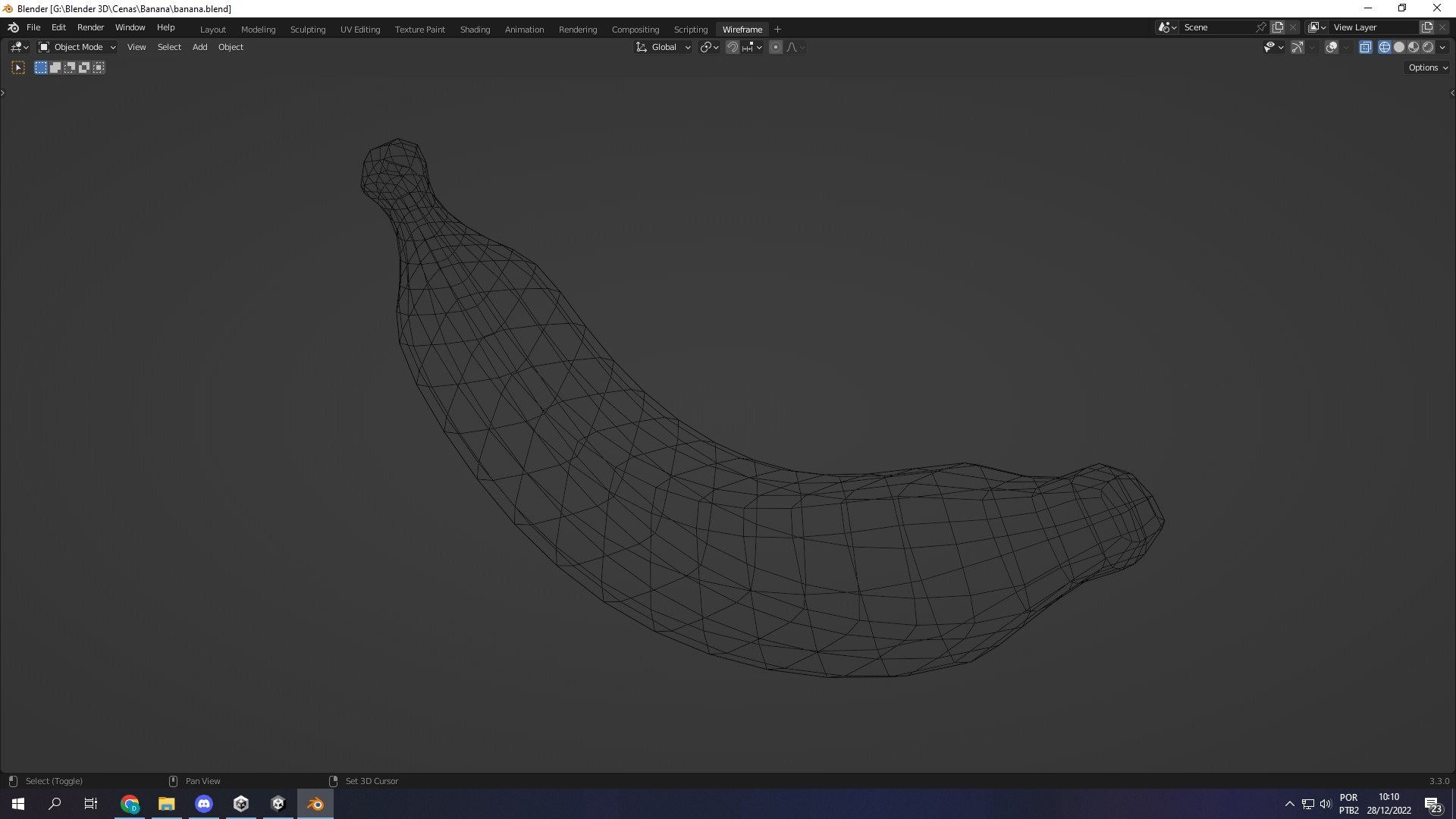 Free Banana Model - TurboSquid 2006439