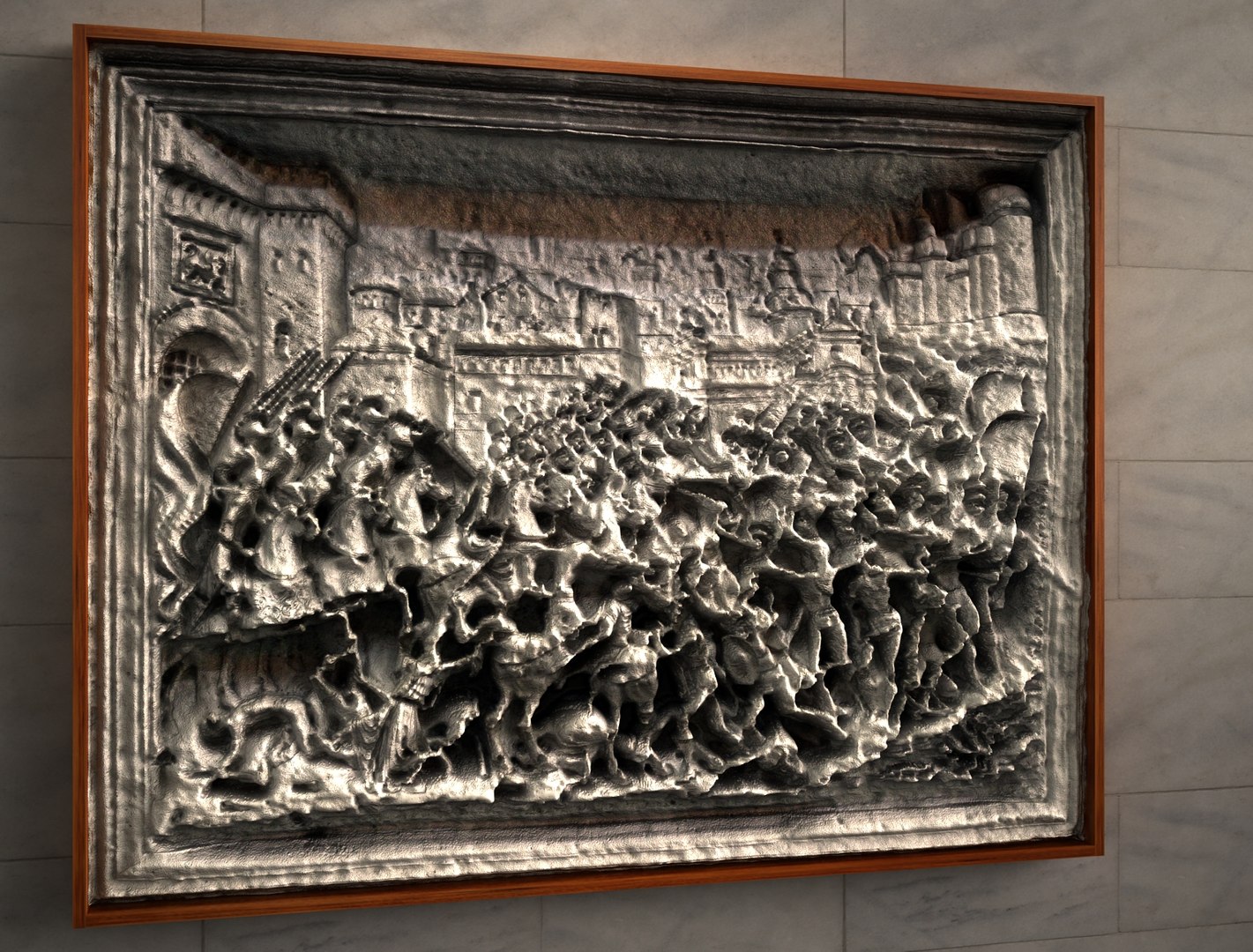 3d Model Of Art Sculpture Architecture