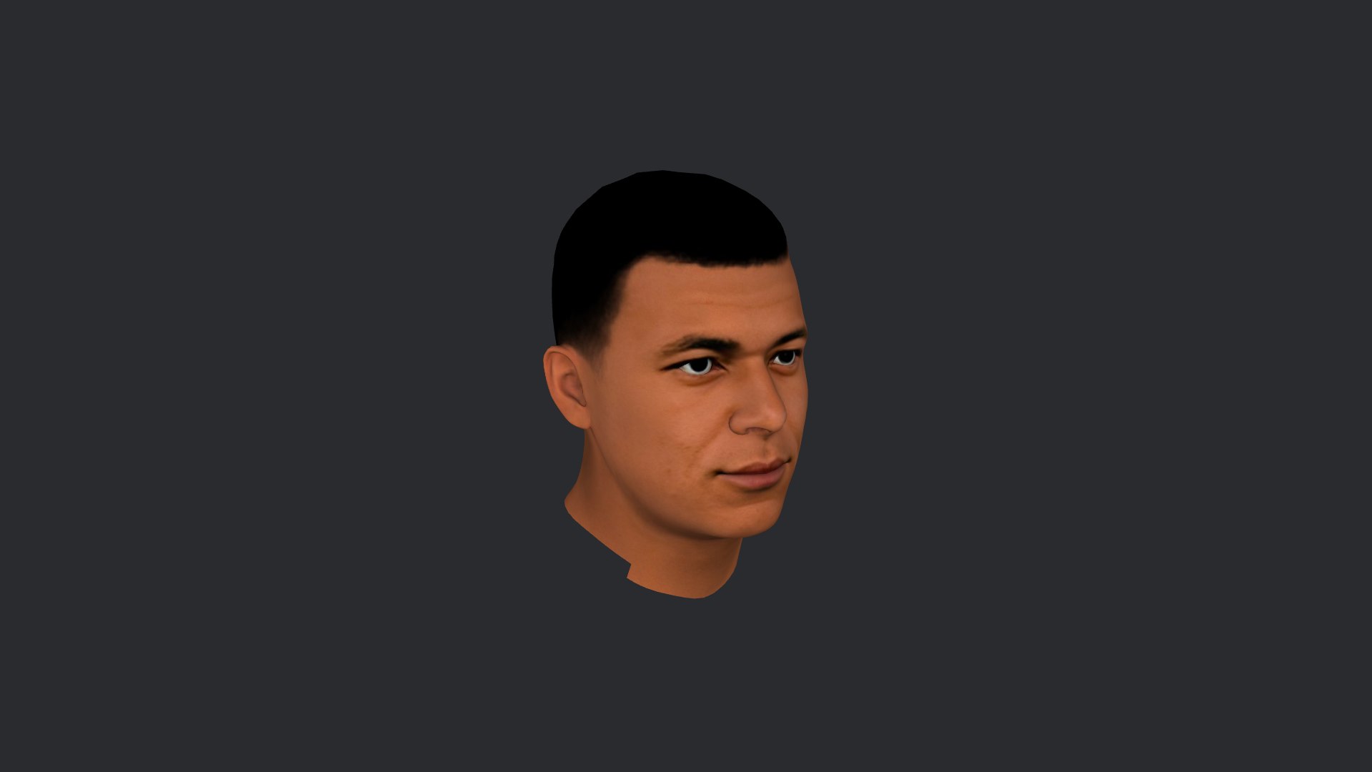 3D Kylian Mbappe Hyper Realistic Full Body Fully Rigged Character ...