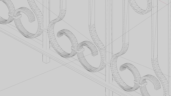 3D Wrought Iron 2 model - TurboSquid 1874705