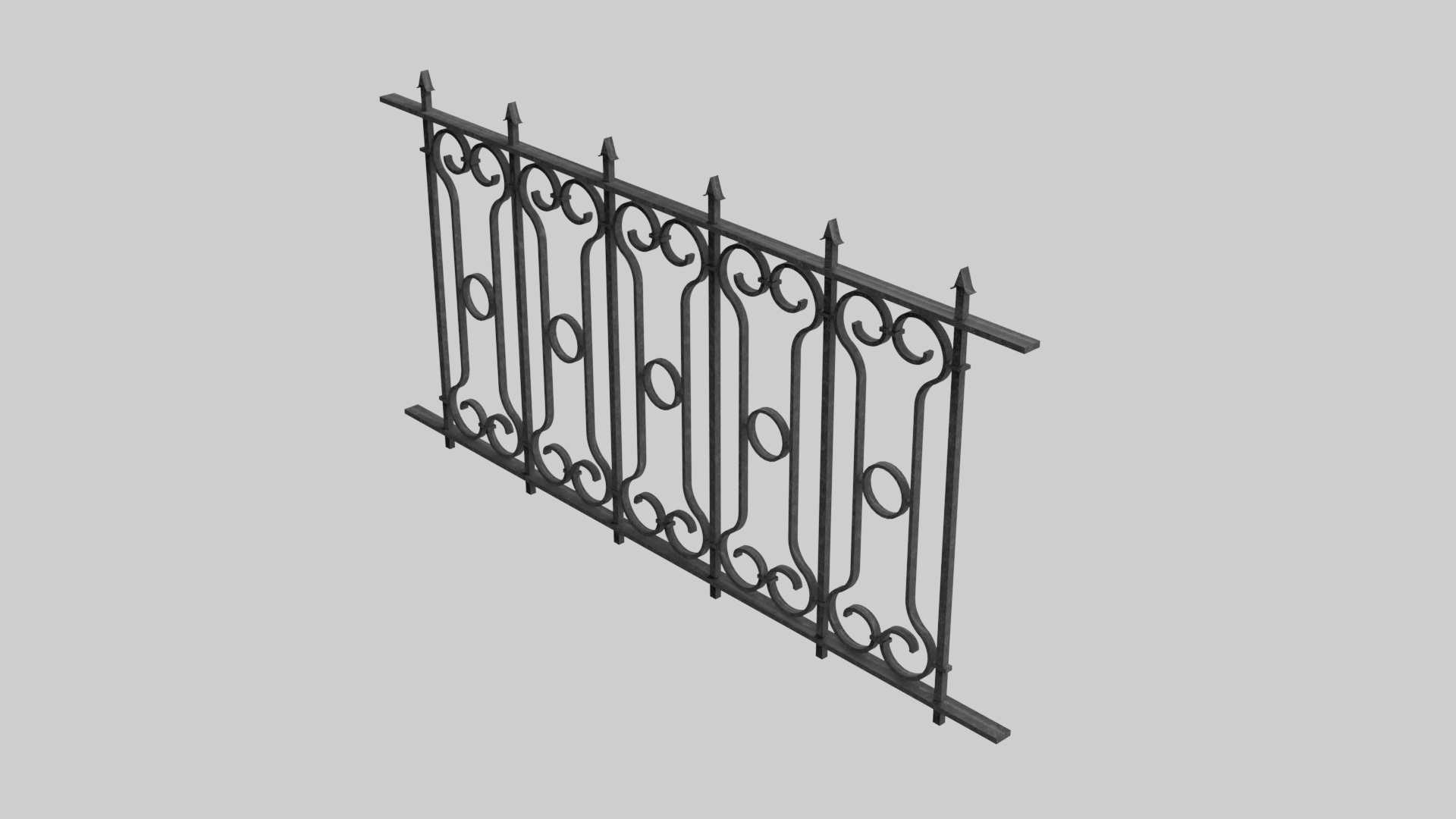 3D Wrought Iron 2 model - TurboSquid 1874705