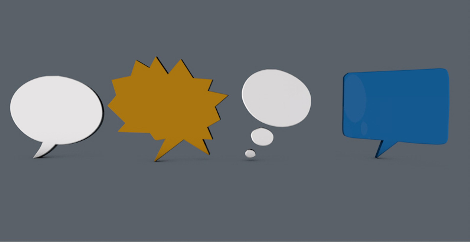 speech bubbles c4d