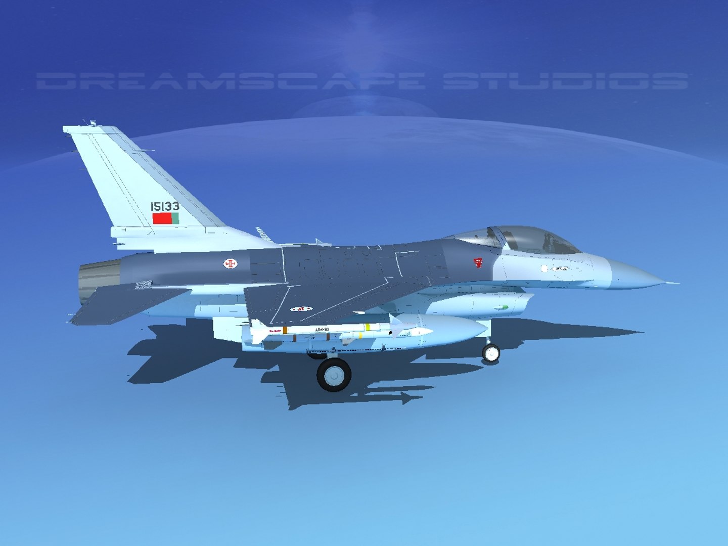 3D General F-16a Fighting Falcon - TurboSquid 1319993