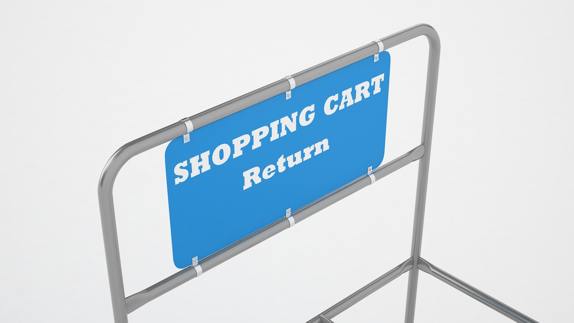 Shopping Cart Return 11 Model - TurboSquid 2033832