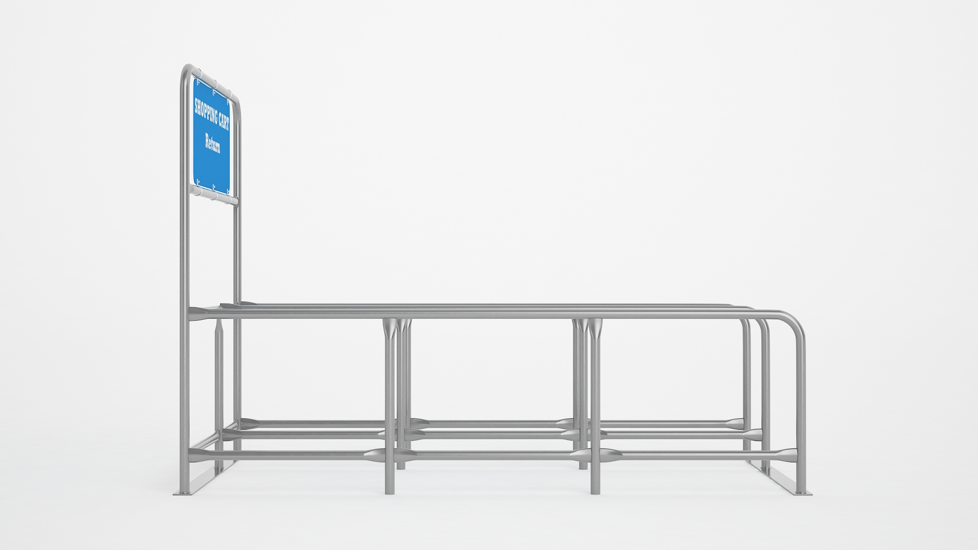 Shopping Cart Return 11 Model - TurboSquid 2033832