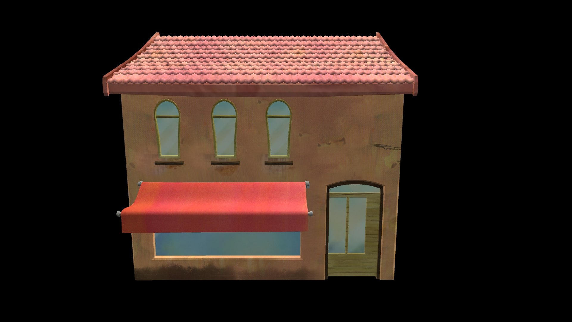 3D LOW POLY TOON HOME model - TurboSquid 1802479