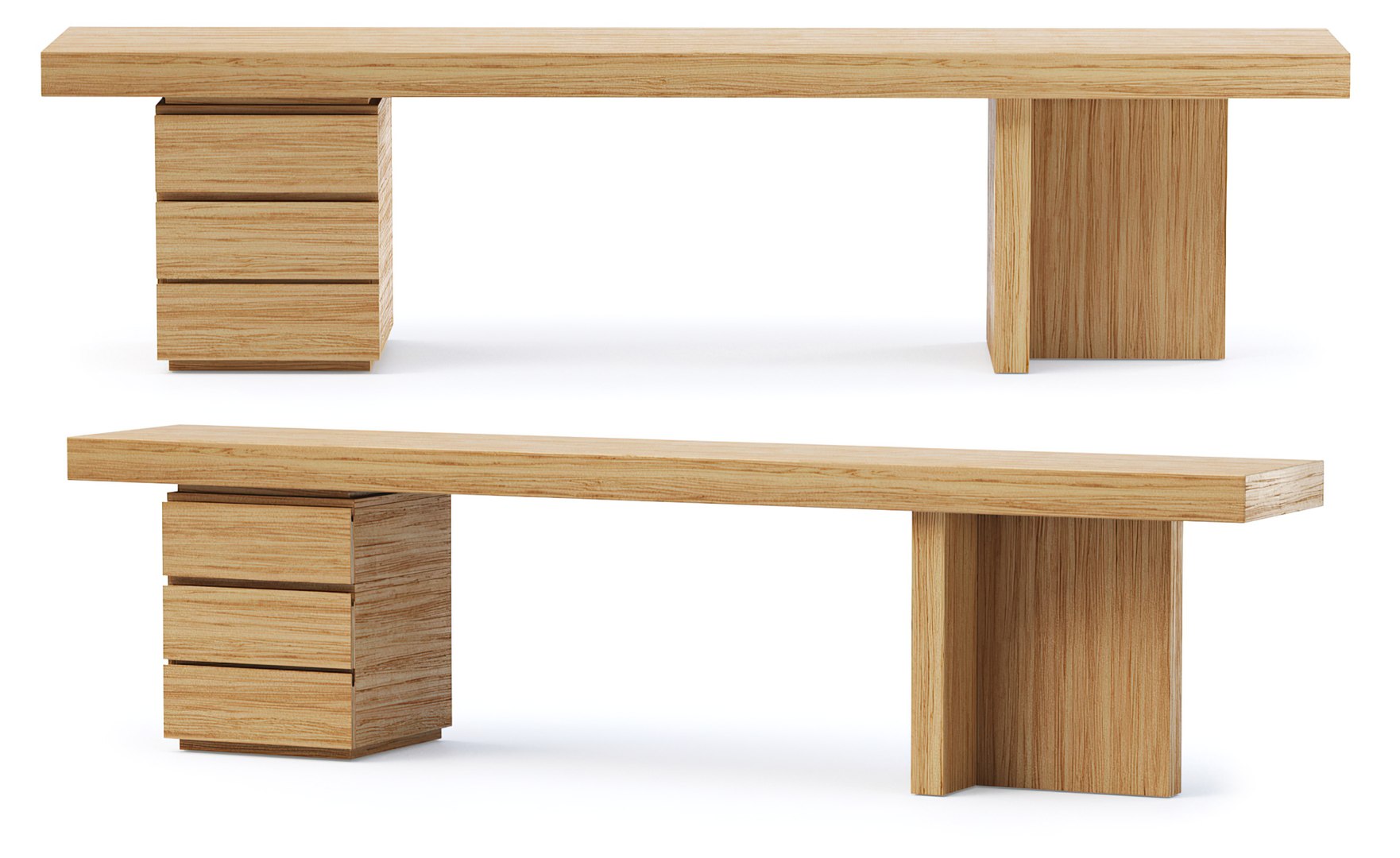 Ander Wooden Console by Bpoint Design3D模型 - TurboSquid 2052965