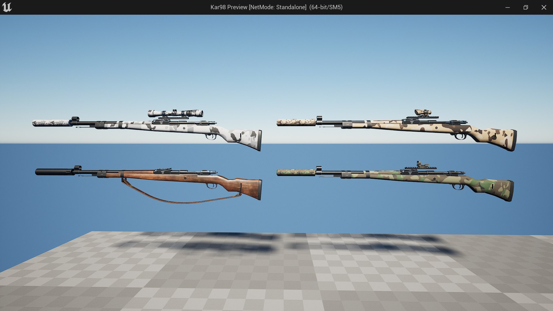 3D Kar98k Sniper Rifle Fps - Tps Model - TurboSquid 2406220