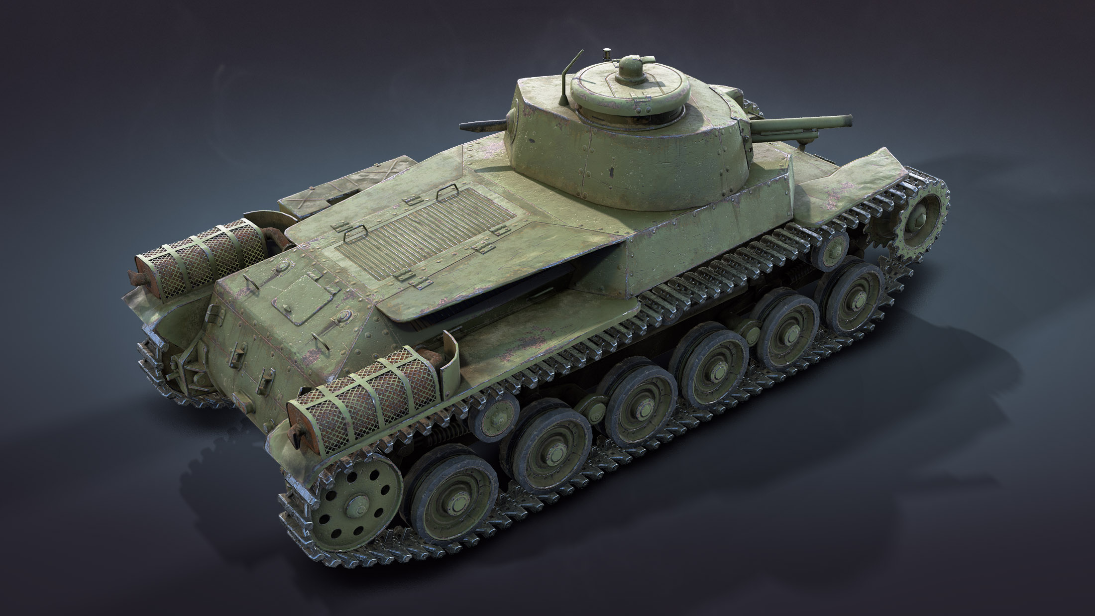 Type 97 chi-ha 3D - TurboSquid 1678870