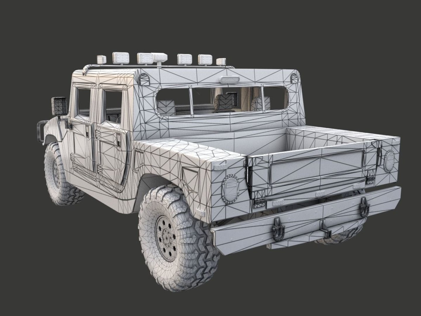 3D Hummer H1 - TurboSquid 1354325