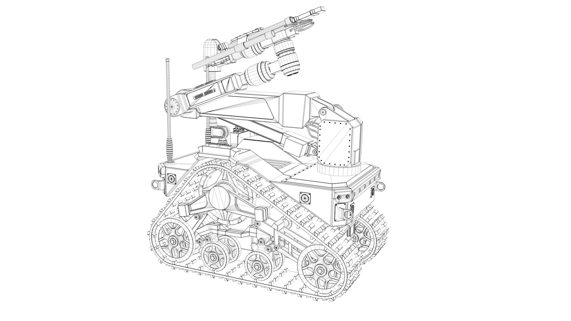 Multifunctional Robotic System Harris T7 3D Model - TurboSquid 2313794