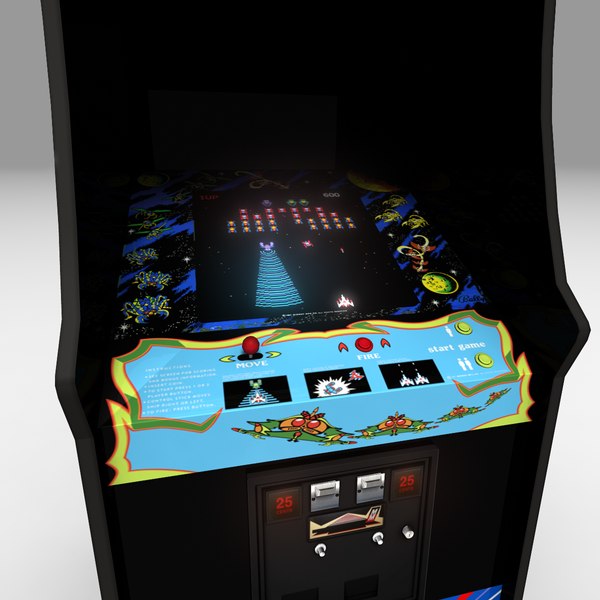 classic arcade 3d obj