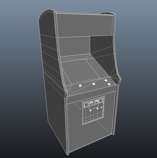 classic arcade 3d obj