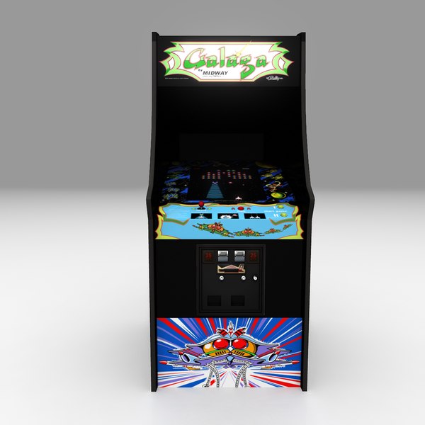 classic arcade 3d obj
