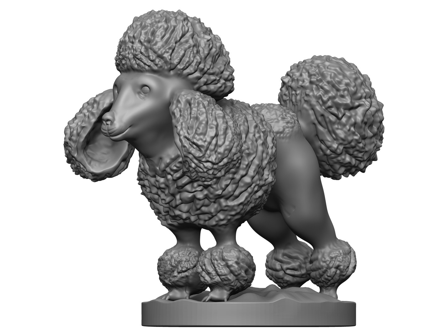 3D Realistic Poodle - TurboSquid 1874335