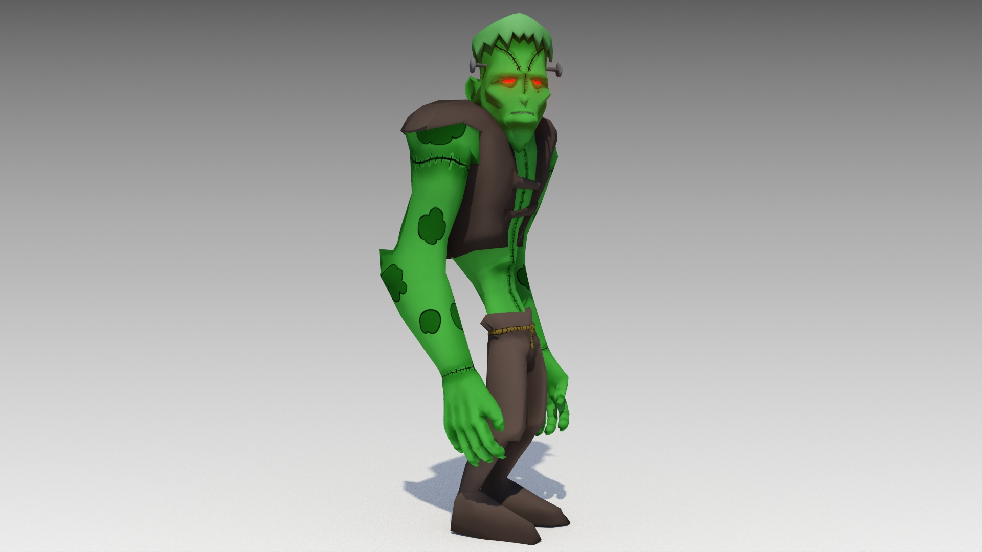 3D frankenstein cartoon model - TurboSquid 1630769