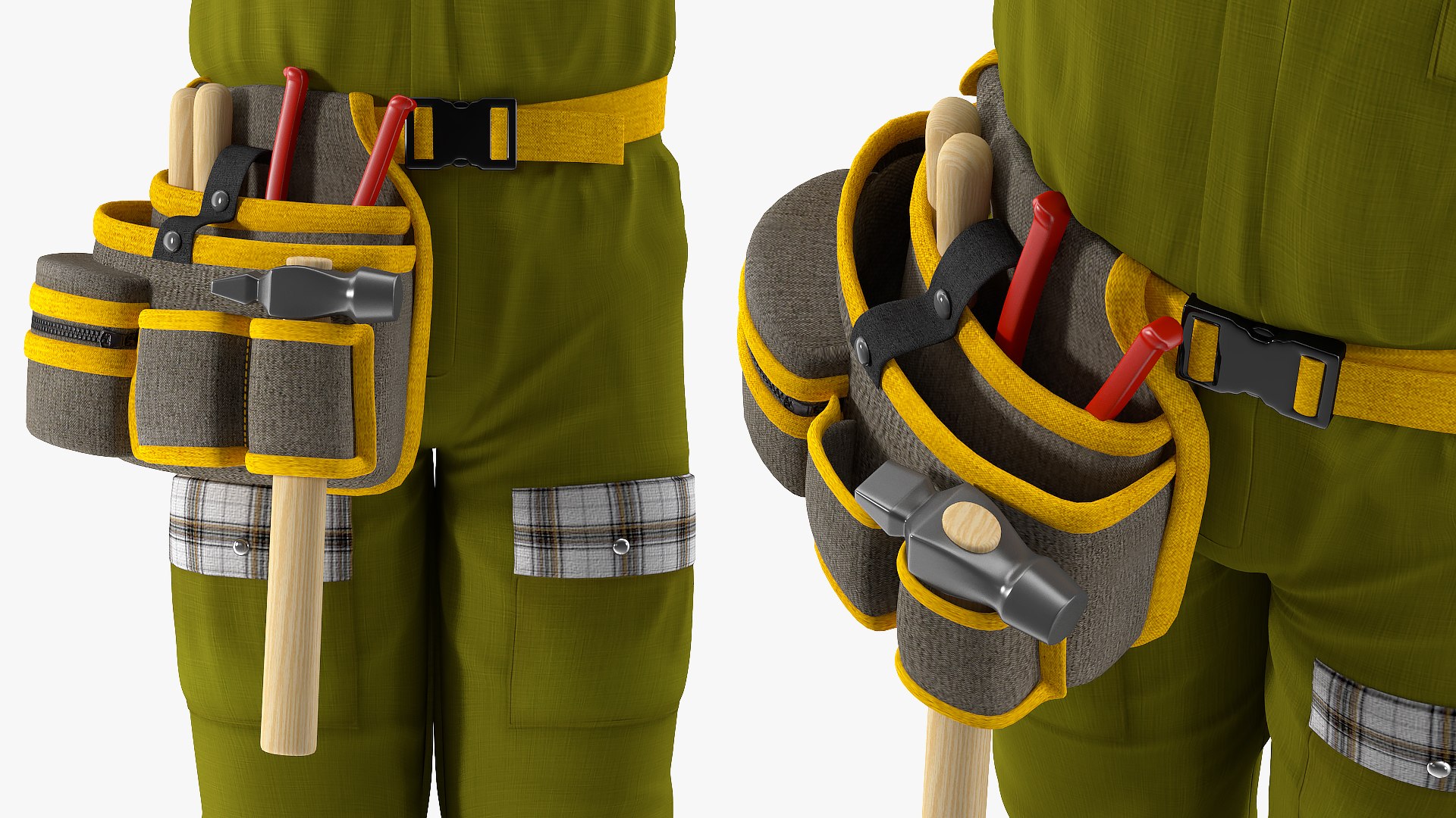 3D Carpenter Clothes Model - TurboSquid 1604516