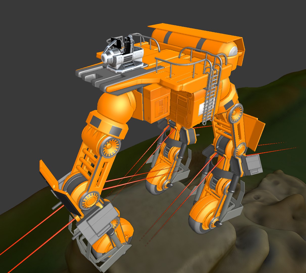 3d model of control basic version