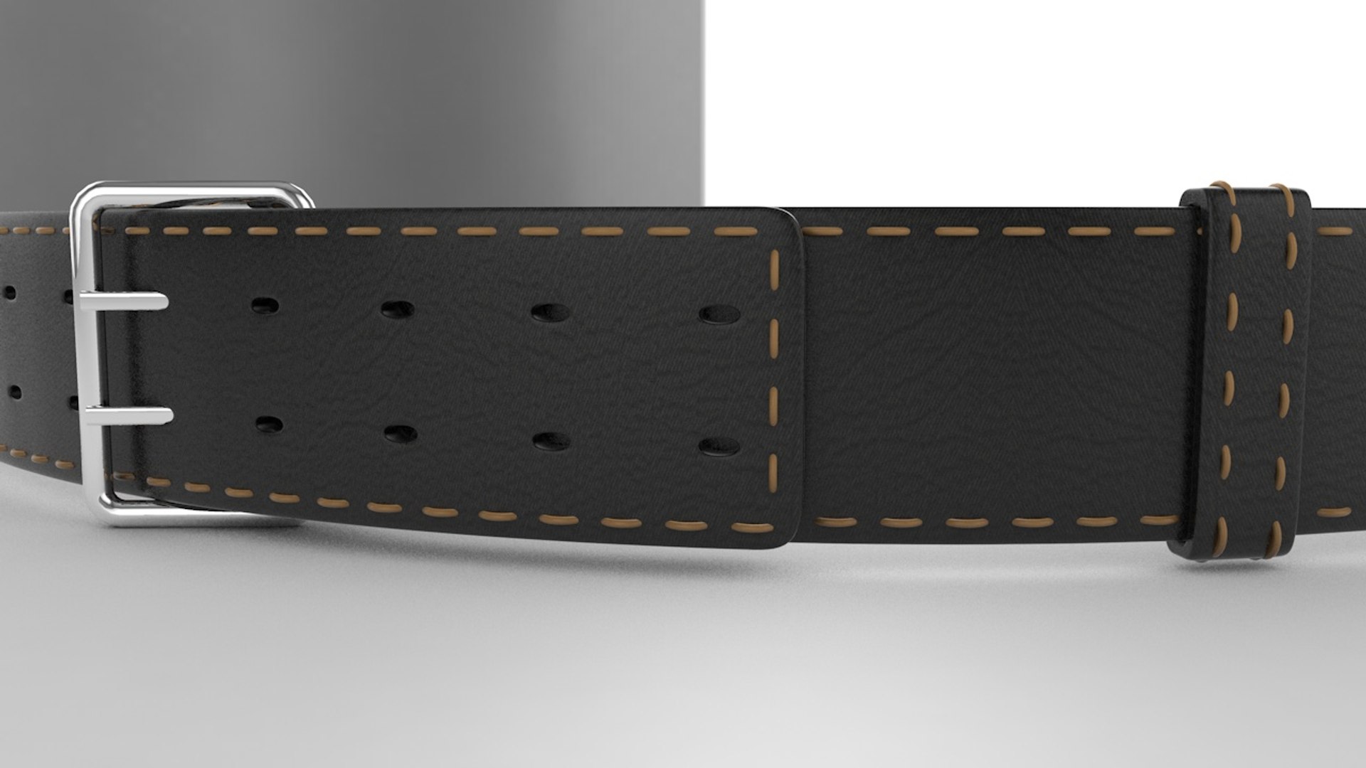 Belt Modeled 3D Model - TurboSquid 1302367