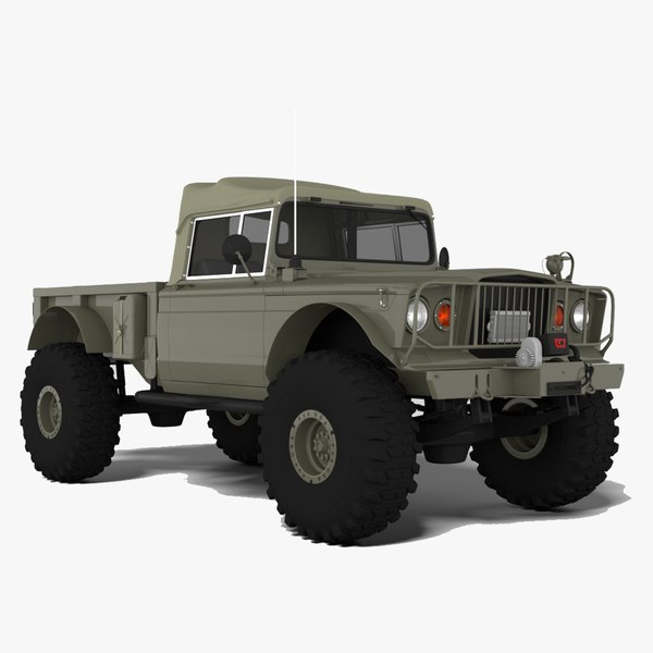 modelo 3d Jeep Kaiser M715 Rastrojero de cinco cuartos M715 Kia KM450 - TurboSquid 2346040
