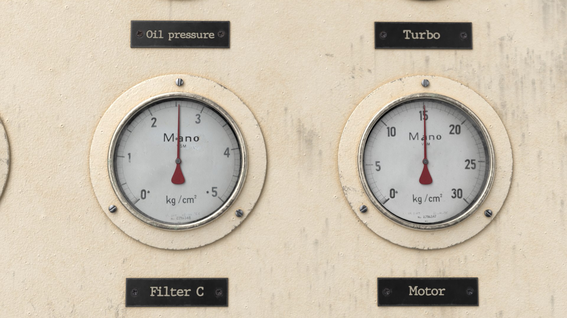 3D Gauge Panel - TurboSquid 1724834