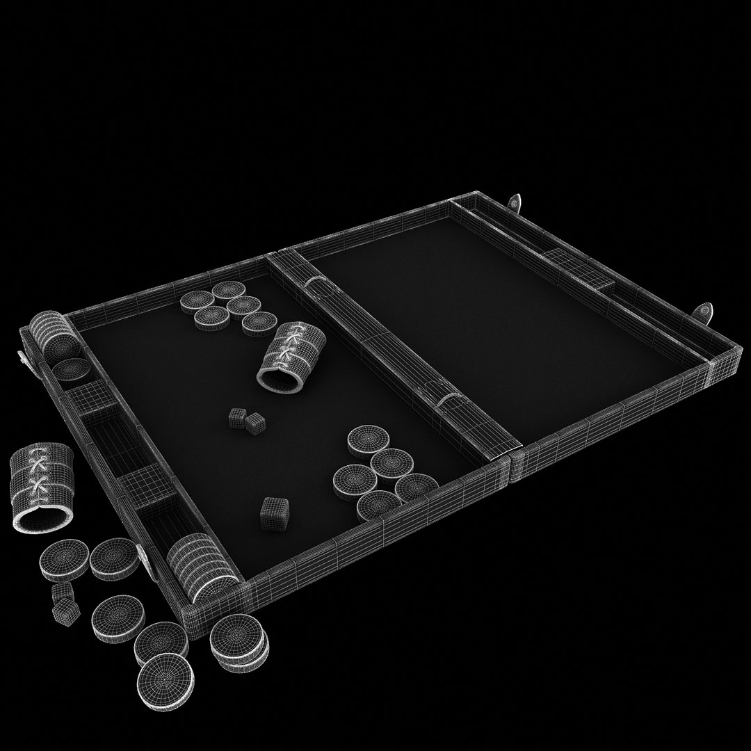 Backgammon Set 3ds