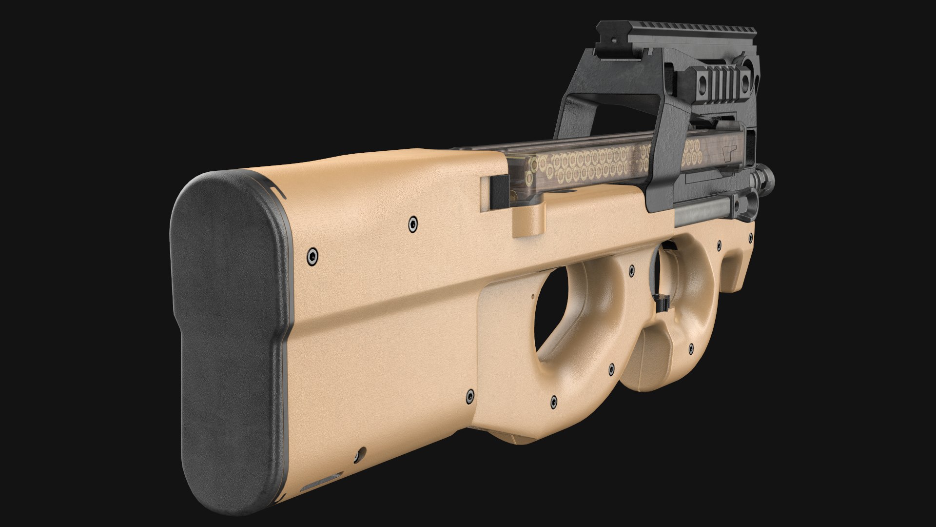3D FN P90 Game Ready Model - TurboSquid 1802414