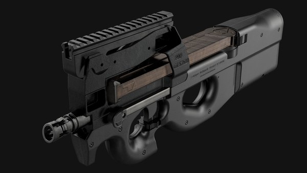 FN P90 게임 레디 3D 모델 - TurboSquid 1802414