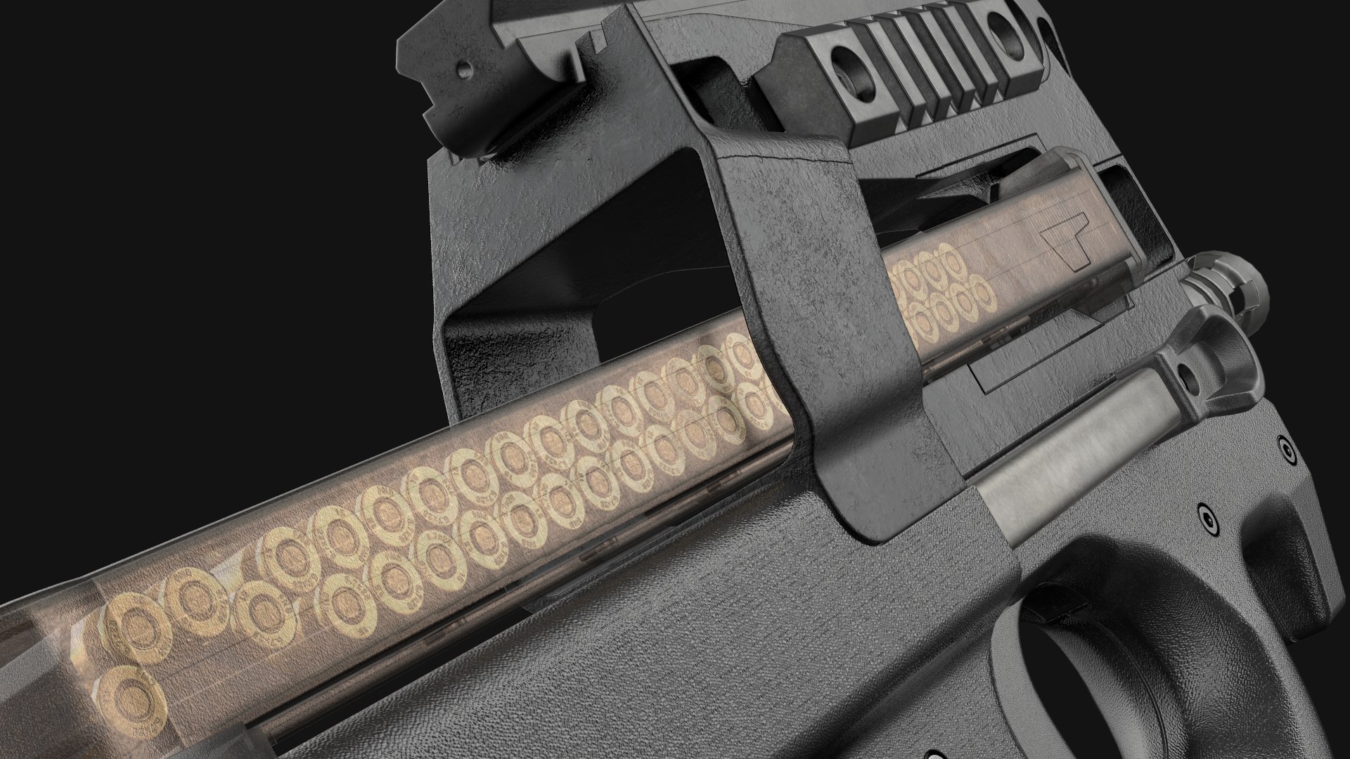 3D FN P90 Game Ready Model - TurboSquid 1802414