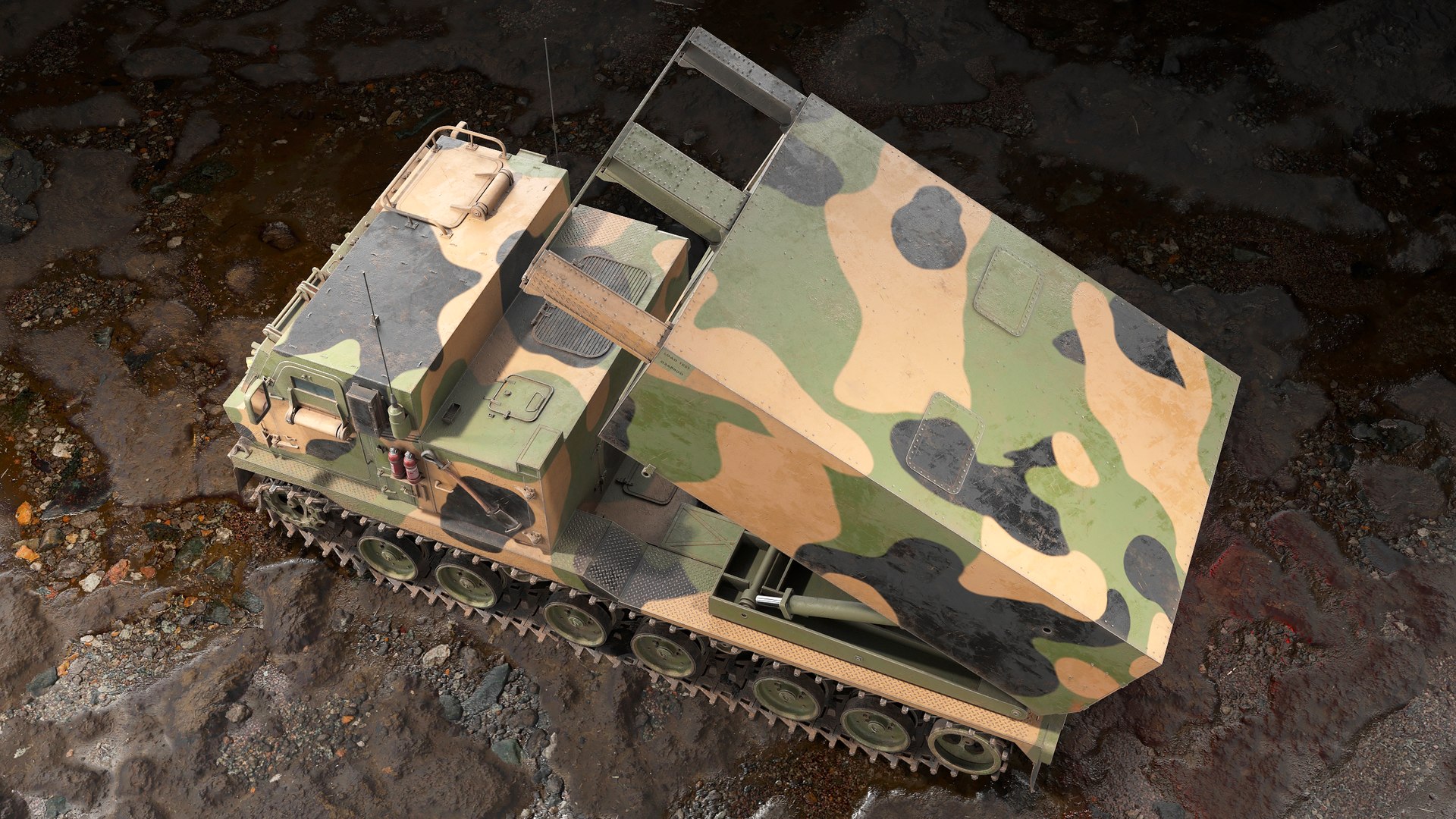 3D M270 Multiple Launch Rocket System PBR - TurboSquid 2398586