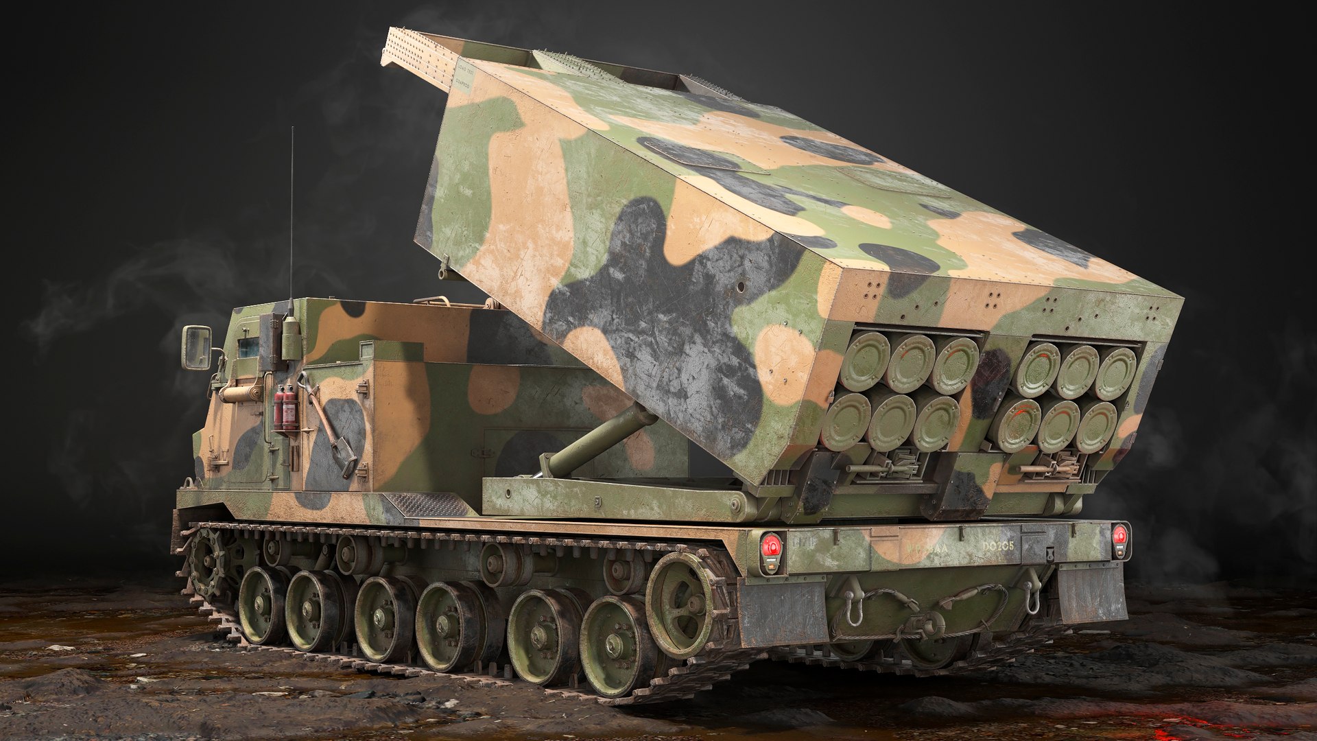 3D M270 Multiple Launch Rocket System PBR - TurboSquid 2398586