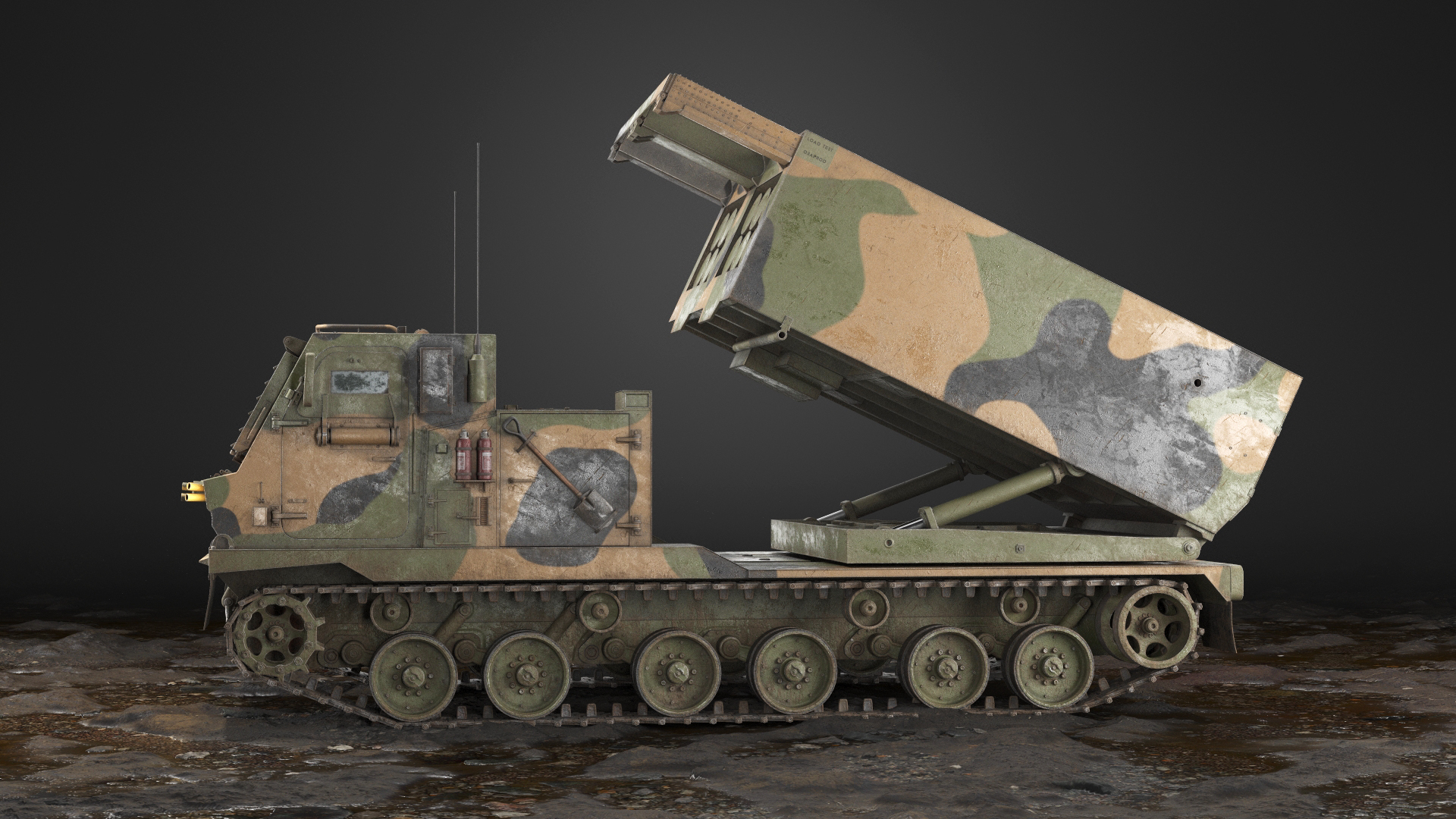 3D M270 Multiple Launch Rocket System PBR - TurboSquid 2398586