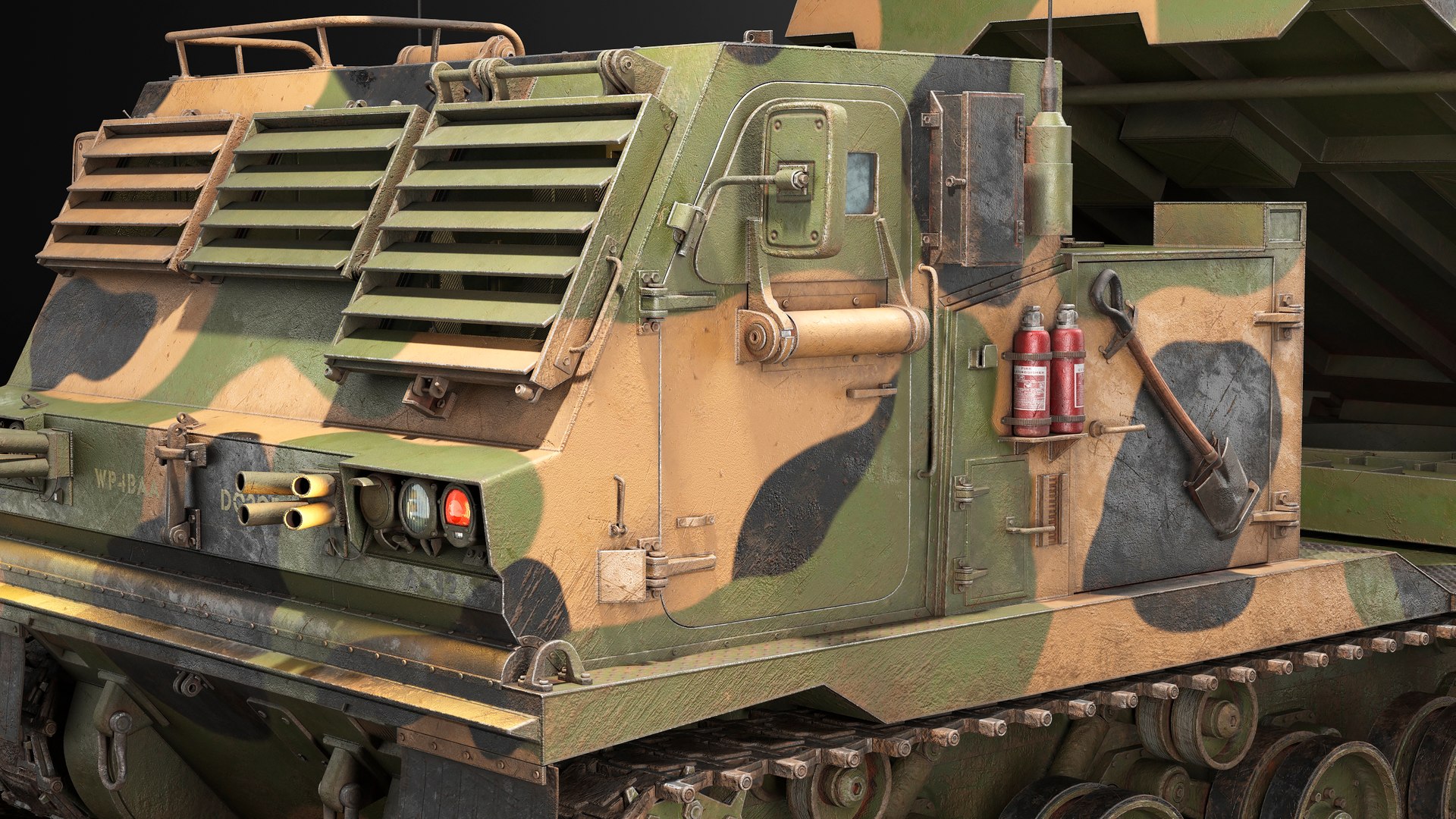 3D M270 Multiple Launch Rocket System PBR - TurboSquid 2398586