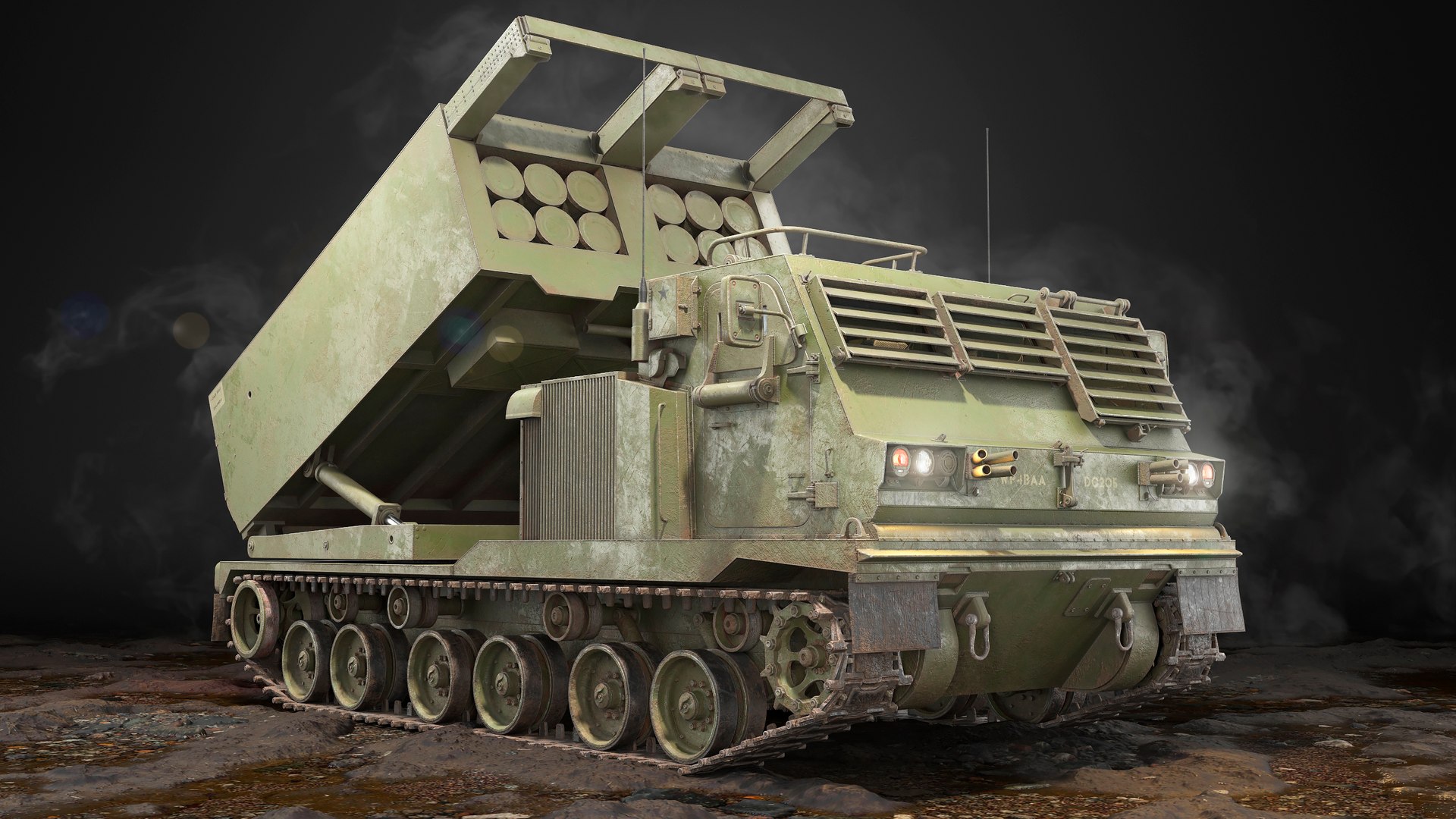 3D M270 Multiple Launch Rocket System PBR - TurboSquid 2398586