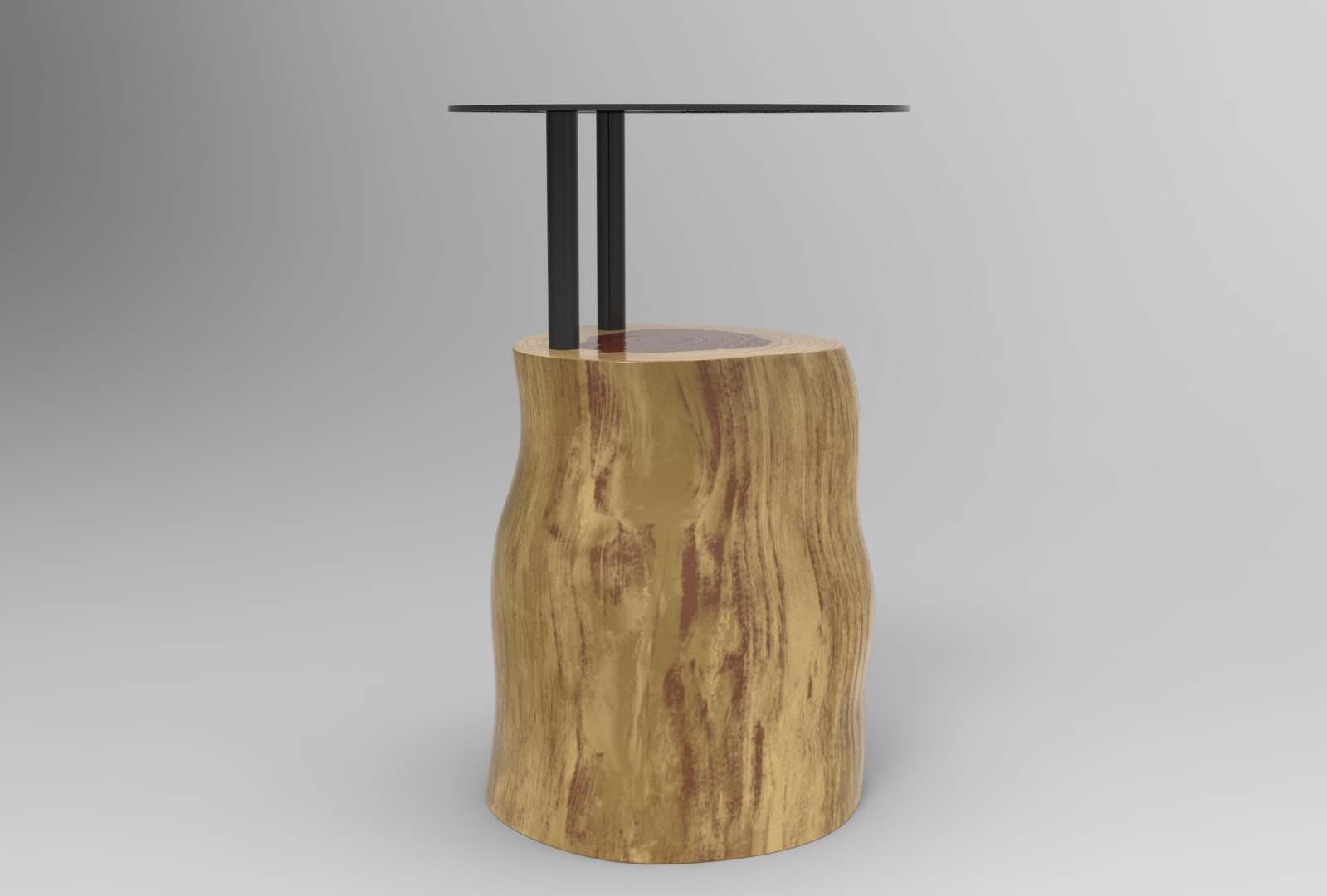 Log Side Table 3D Model - TurboSquid 2225010