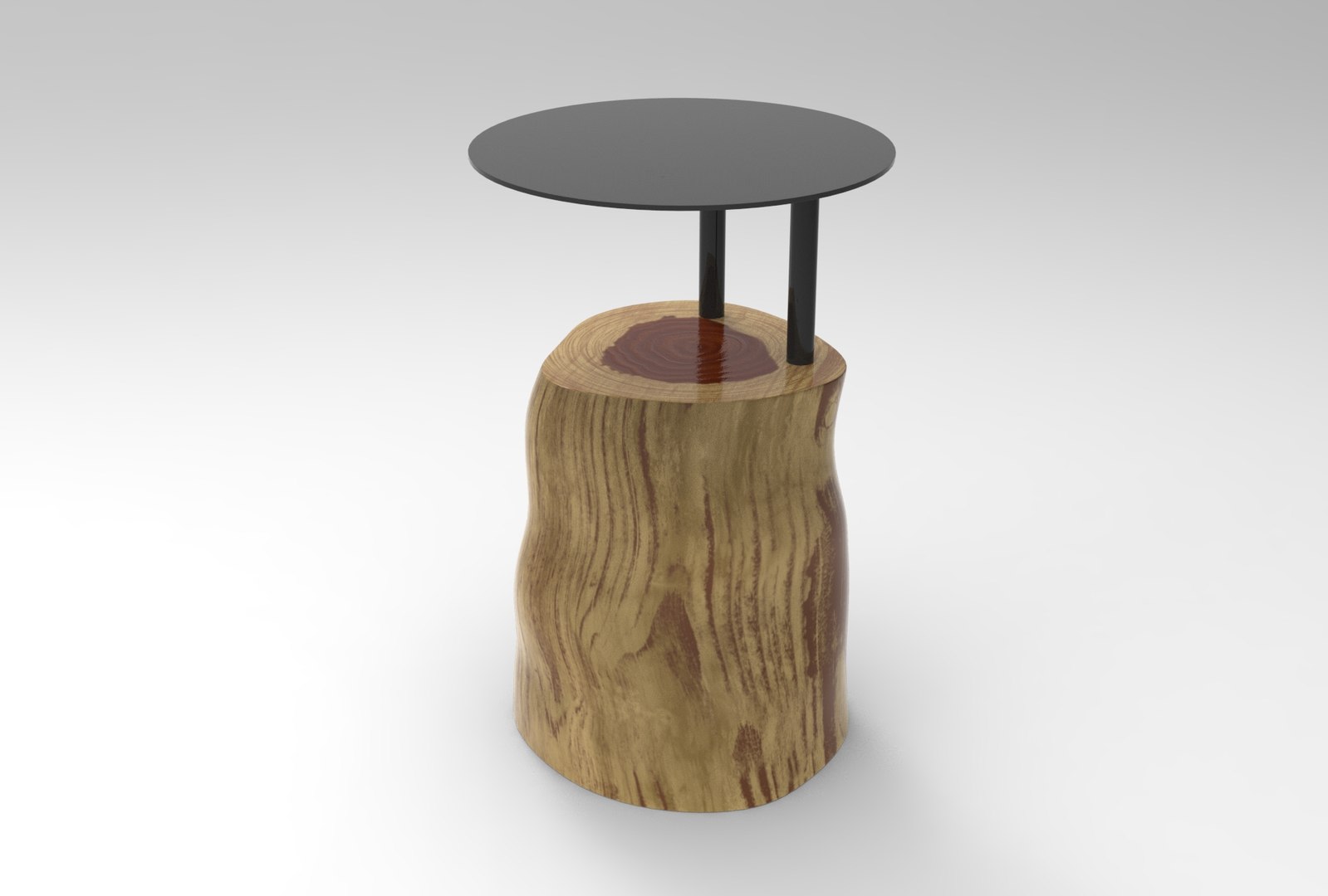 Log Side Table 3D Model - TurboSquid 2225010