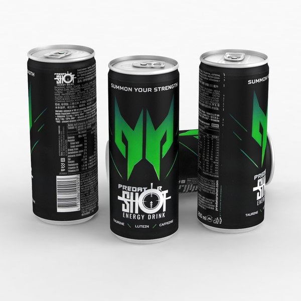 Beverage Can Predator Shot Energy Drink 250ml 20223Dモデル - TurboSquid ...